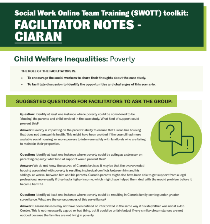 Introducing Child Welfare Inequalities I: Poverty Toolkit Facilitator ...