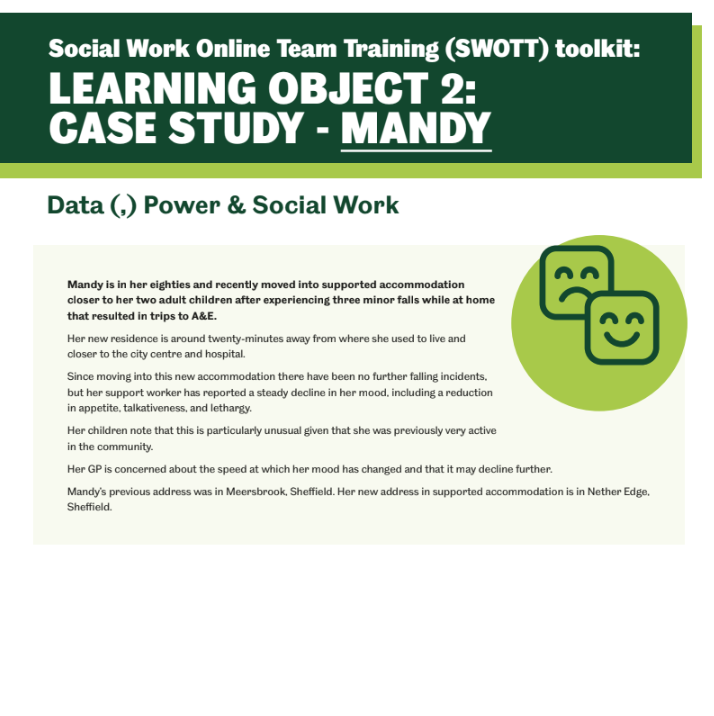 Data(,) Power & Social Work – Social Work Online Team Training Toolkit